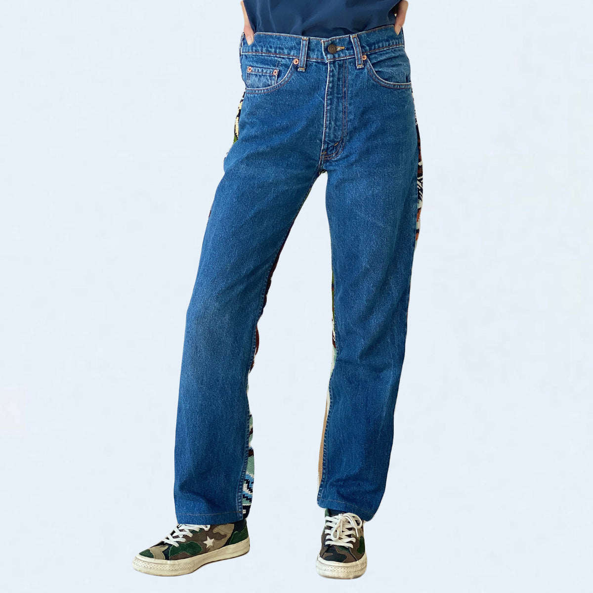 Bambi Embroidery Jeans - Siam Circle